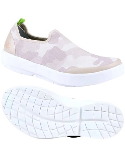 White OOFOS Sneakers for Women | Lyst