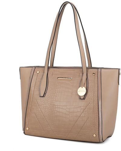 Natural MKF Collection by Mia K Tote bags for Women | Lyst