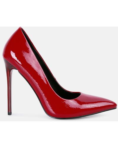 Red London Rag Heels For Women Lyst