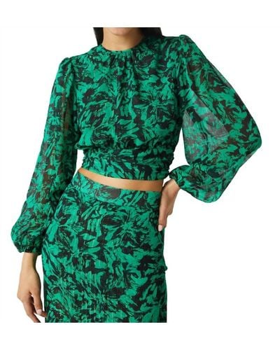 Emerald Green Tops for Women | Lyst