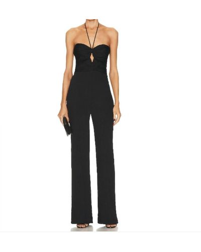 Black Alexis Jumpsuits and rompers for Women | Lyst
