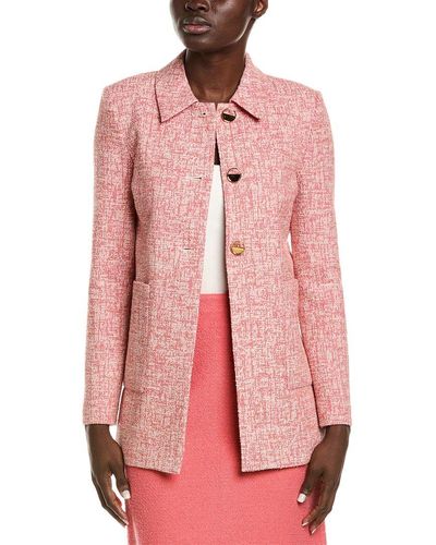 Pink St. John Jackets for Women | Lyst