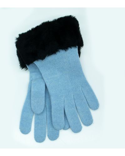 Blue Portolano Gloves for Women | Lyst