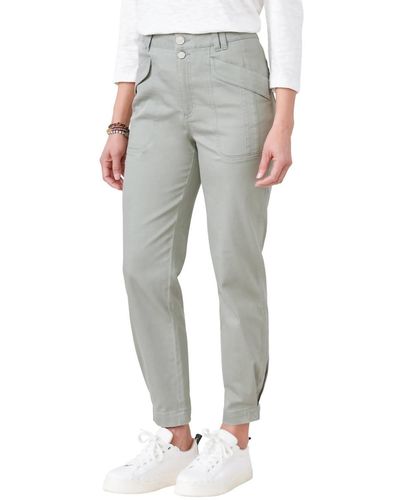 Gray Democracy Pants, Slacks and Chinos for Women | Lyst