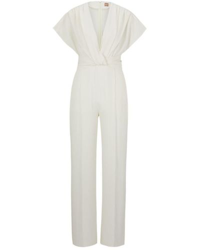 White BOSS Jumpsuits and rompers for Women | Lyst