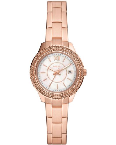 Pink Fossil Watches for Women | Lyst