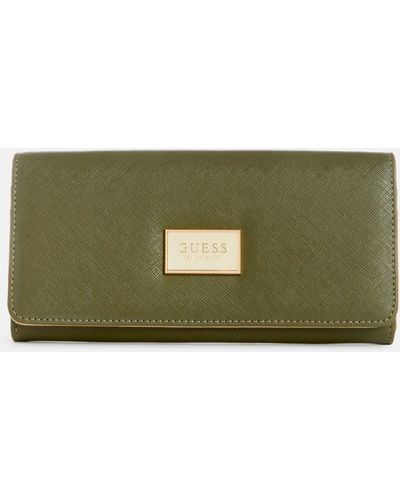 Yellow Guess Factory Wallets and cardholders for Women | Lyst