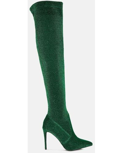 Green LONDON RAG Boots for Women | Lyst