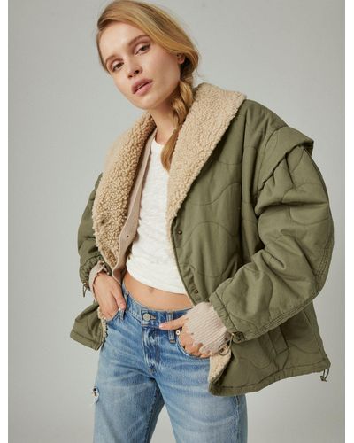 Green Lucky Brand Jackets for Women | Lyst
