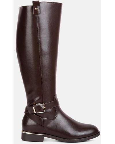 Brown LONDON RAG Boots for Women | Lyst