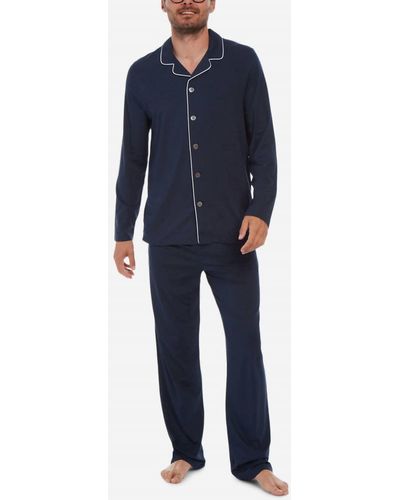Blue Derek Rose Nightwear and sleepwear for Men | Lyst