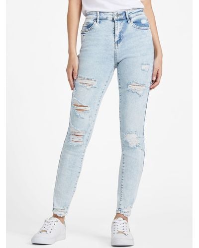 Guess Factory Super Skinny Jeans for Women | Lyst