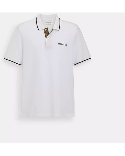 White COACH Clothing for Men | Lyst