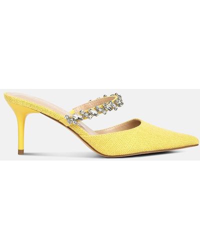 Yellow LONDON RAG Heels for Women | Lyst