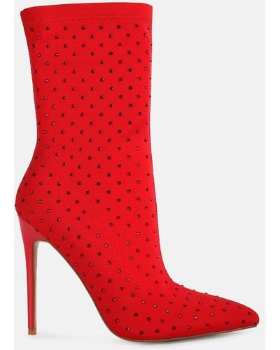 Cherry Red Boots for Women | Lyst