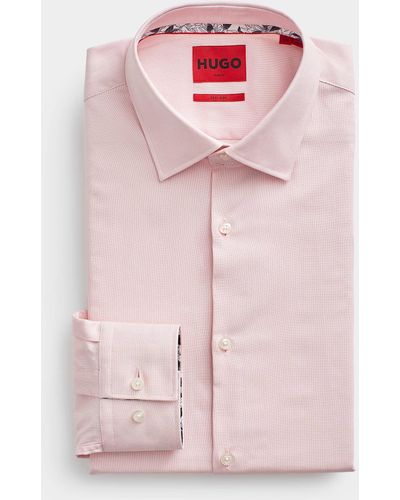 Pink HUGO Shirts for Men | Lyst