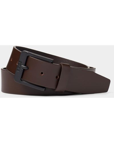 Brown BOSS Belts for Men | Lyst