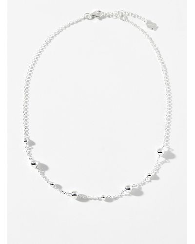 White Clio Blue Necklaces for Women | Lyst