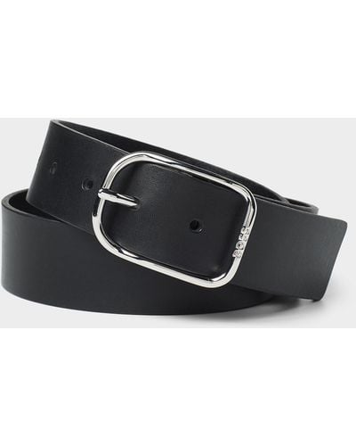 Black BOSS Belts for Women | Lyst