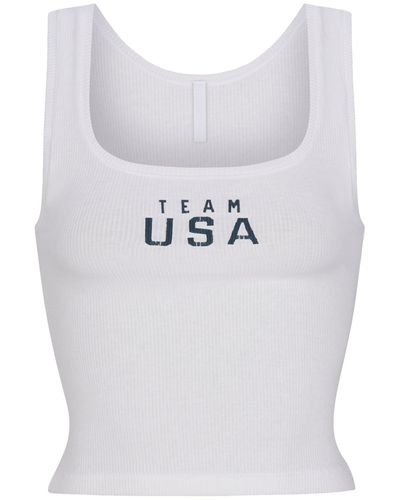 Skims Sleeveless and tank tops for Women | Online Sale up to 47% off | Lyst