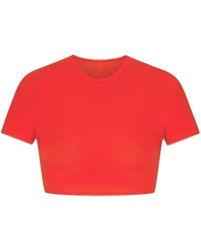 Red Skims Tops for Women | Lyst
