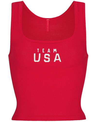 Skims Sleeveless and tank tops for Women | Online Sale up to 47% off | Lyst