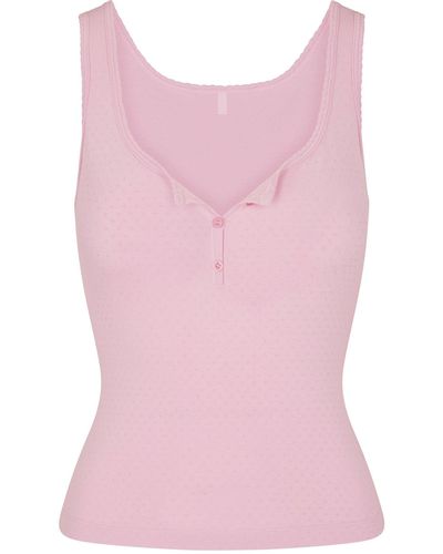 Pink Skims Tops for Women | Lyst