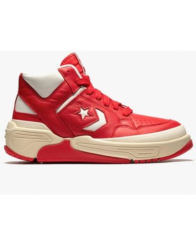 Red Converse Sneakers for Women | Lyst