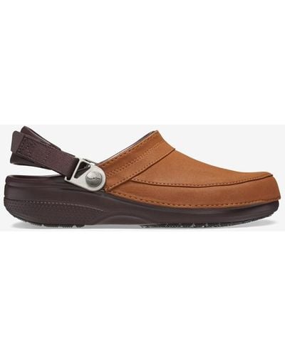 Brown Crocs™ Flats for Women | Lyst