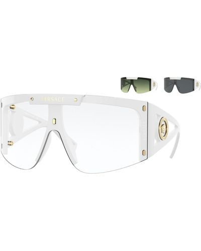 Versace Shield Sunglasses for Women - Up to 55% off | Lyst
