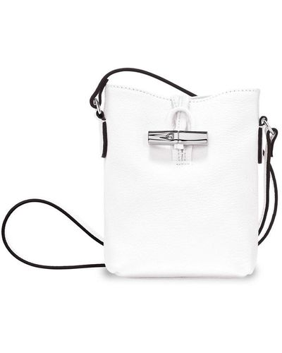 White Longchamp Shoulder bags for Women | Lyst
