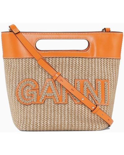 Ganni Beach bag tote and straw bags for Women | Online Sale up to 60% ...