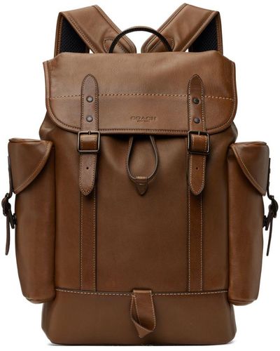 Brown COACH Backpacks for Men | Lyst