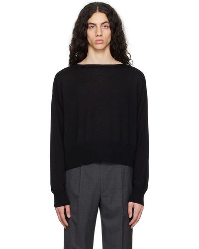 Black AURALEE Sweaters and knitwear for Men | Lyst