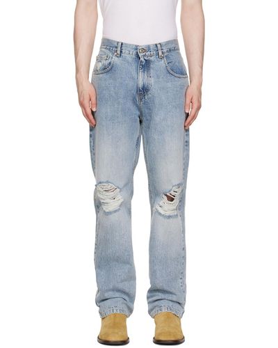 Blue Second/Layer Jeans for Men | Lyst