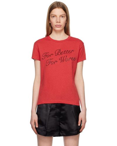 Red Acne Studios Clothing for Women | Lyst