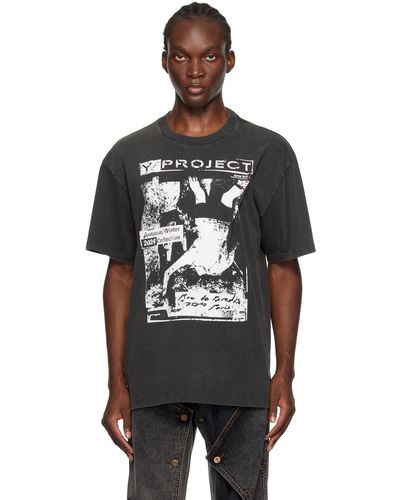 Black Y. Project T-shirts for Men | Lyst