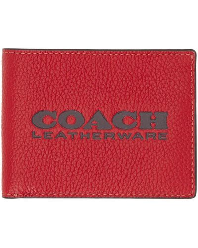 Red COACH Accessories for Men | Lyst