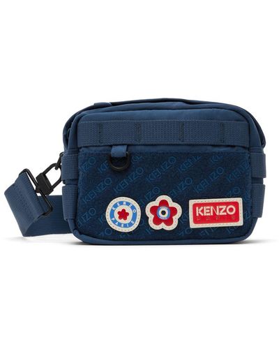 Blue KENZO Messenger bags for Men | Lyst