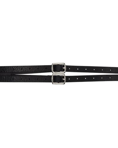 Black MM6 by Maison Martin Margiela Belts for Women | Lyst