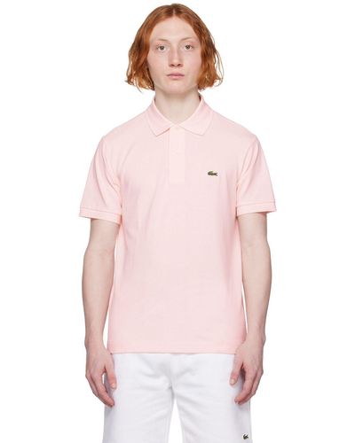Pink Lacoste Polo Shirts for Men - Up to 51% off | Lyst