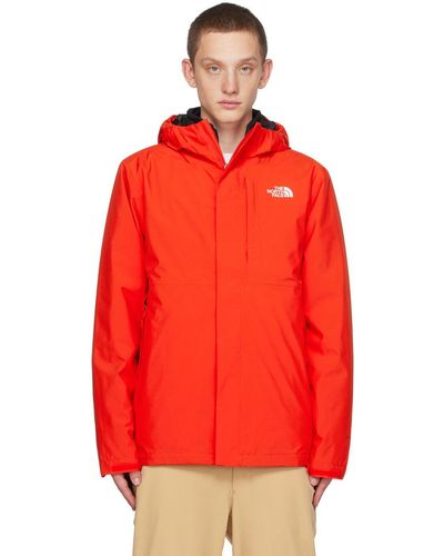 Red The North Face Jackets for Men | Lyst
