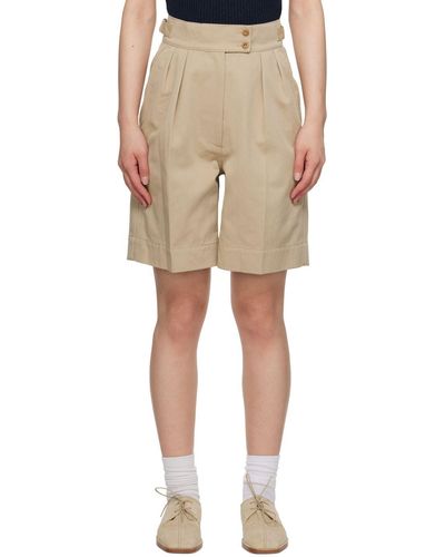 Natural NOTHING WRITTEN Shorts for Women | Lyst