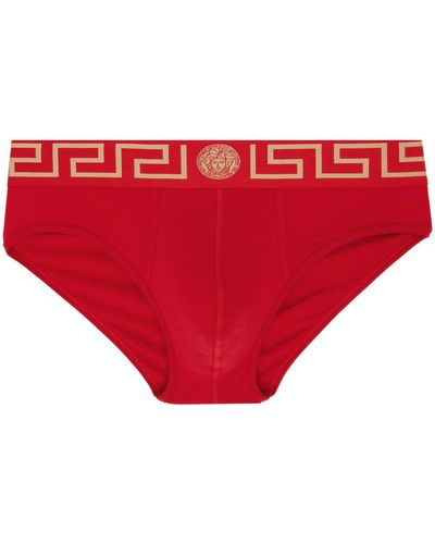 Versace Greca Border Briefs for Men - Up to 50% off | Lyst