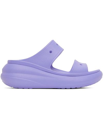 Purple Crocs™ Sandals and Slides for Men | Lyst