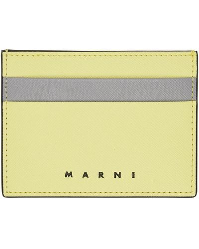 Yellow Marni Wallets and cardholders for Men | Lyst
