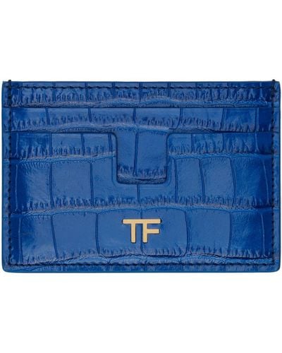 Blue Tom Ford Wallets and cardholders for Women | Lyst