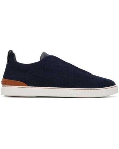 Blue Zegna Sneakers for Men | Lyst