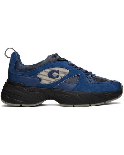 Blue COACH Sneakers for Men | Lyst