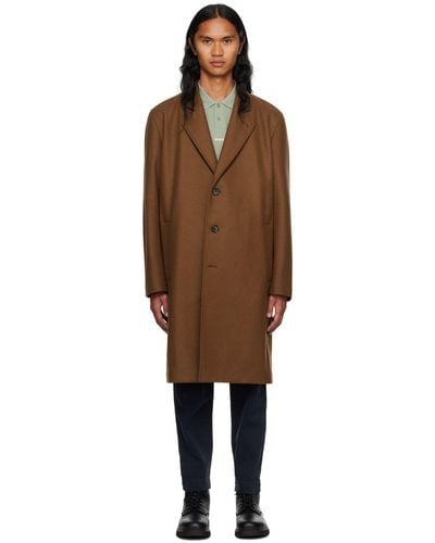 Black HUGO Coats for Men | Lyst